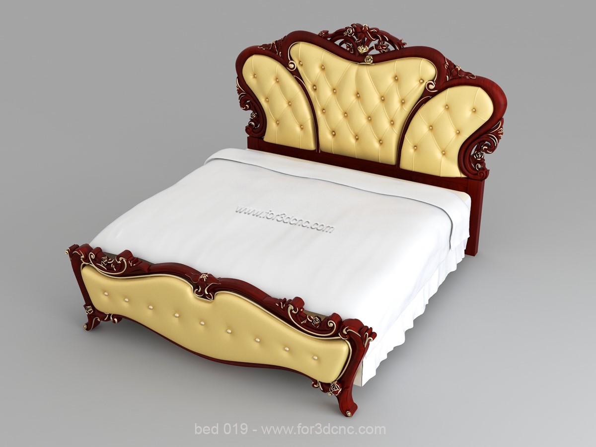 Bed 019 Stl 3d Model For Cnc 3d Stl Model For Cnc Stl Model