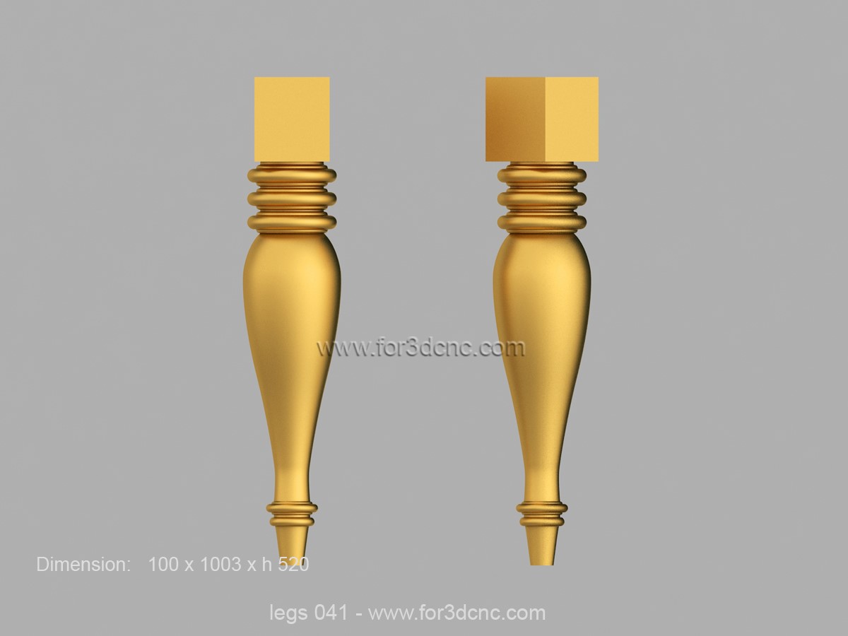 Legs 041 Stl 3d Model For Cnc 3d Stl Model For Cnc Stl Model