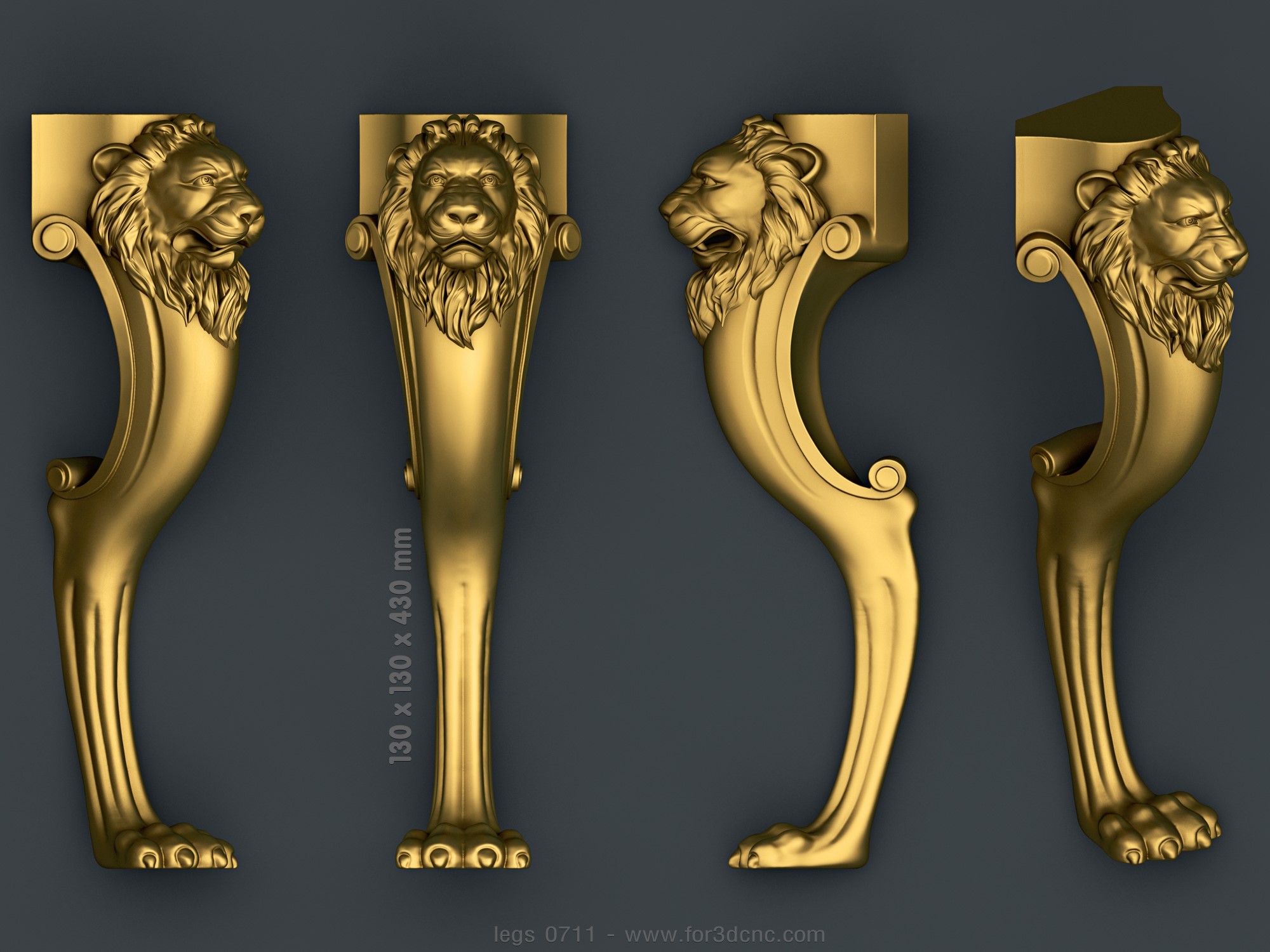 Legs 0711 Stl 3d Model For Cnc 3d Stl Model For Cnc Stl Model