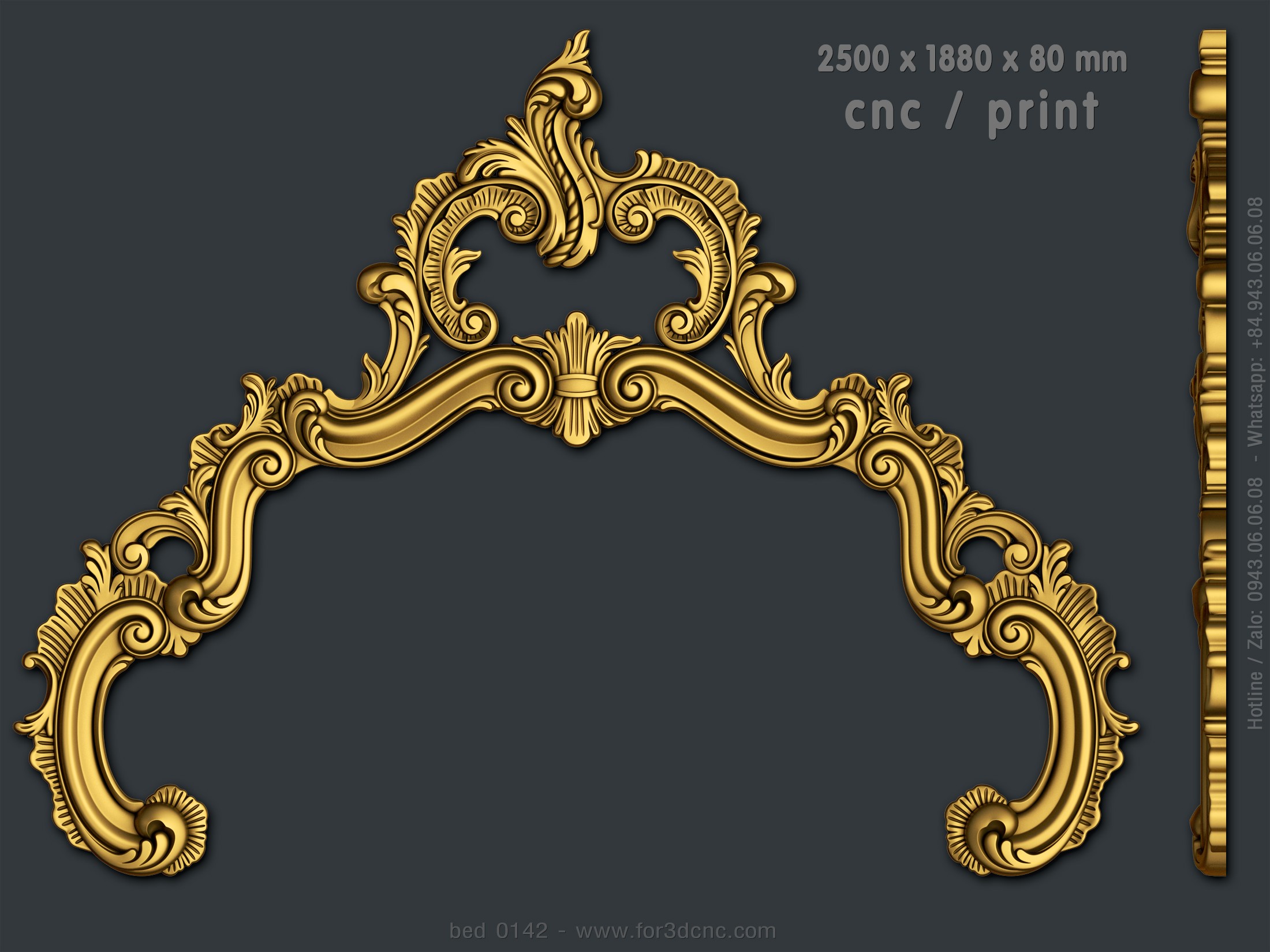 Bed 0142 Stl 3d Model For Cnc 3d Stl Model For Cnc Stl Model