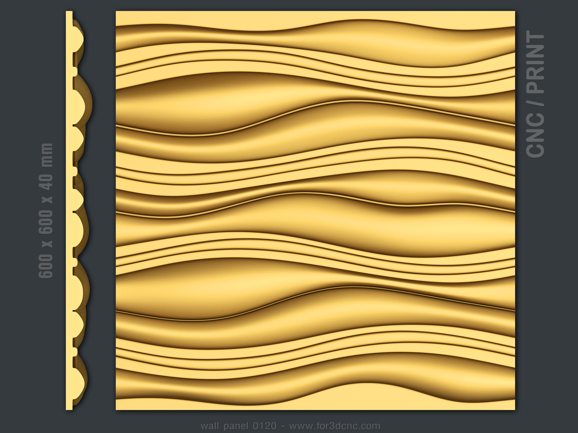 3d Panel 0120 Stl 3d Model For Cnc 3d Stl Model For Cnc Stl